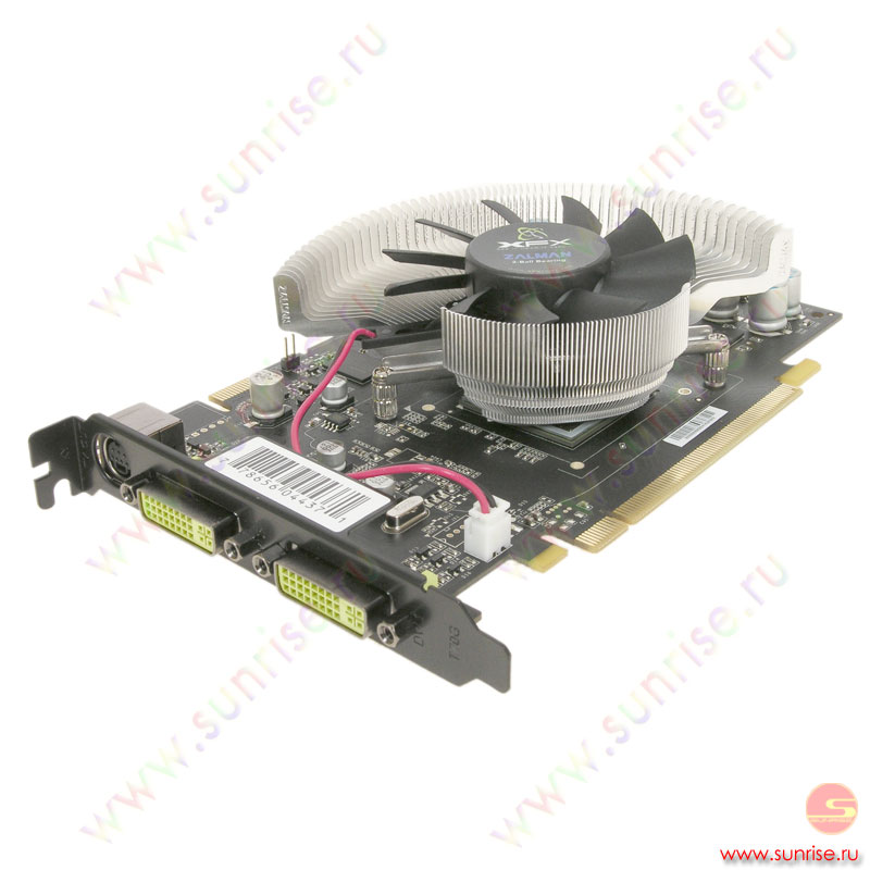 256Mb PCI-E GeForce 8600GT DDR3, TV, 2xDVI, XFX (PVT84J-USD3/USD4), XXX, Zalman cooler, retail ...